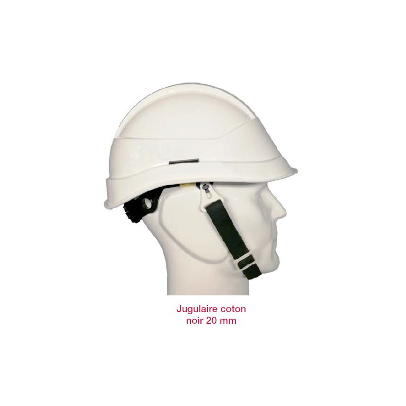 Jugulaire coton 2 pts pour casque KARA